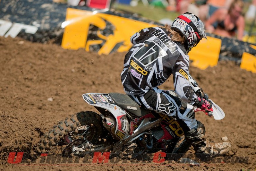 Honda's Barcia: Pala Motocross Podium
