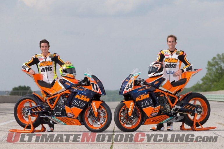 KTM/HMC Superbike Team Debuts New Look for Road America
