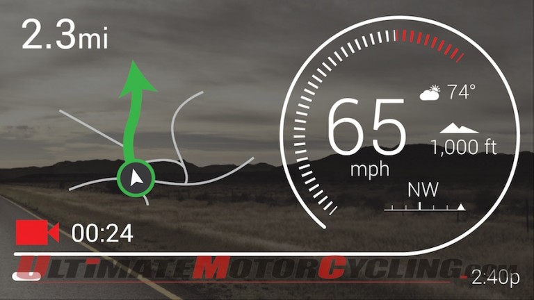 Nuviz Ride:HUD Head Up Display For Motorcycle Helmets | First Look