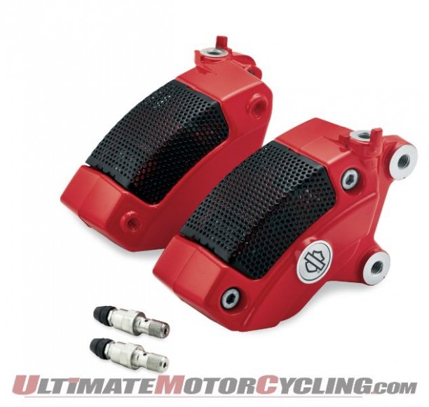 Harley-Davidson Red Brake Calipers - Stop with Style