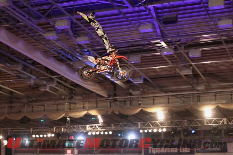 FMX Prodigy Petr Pilat Wins 1st NIGHT of the JUMPs