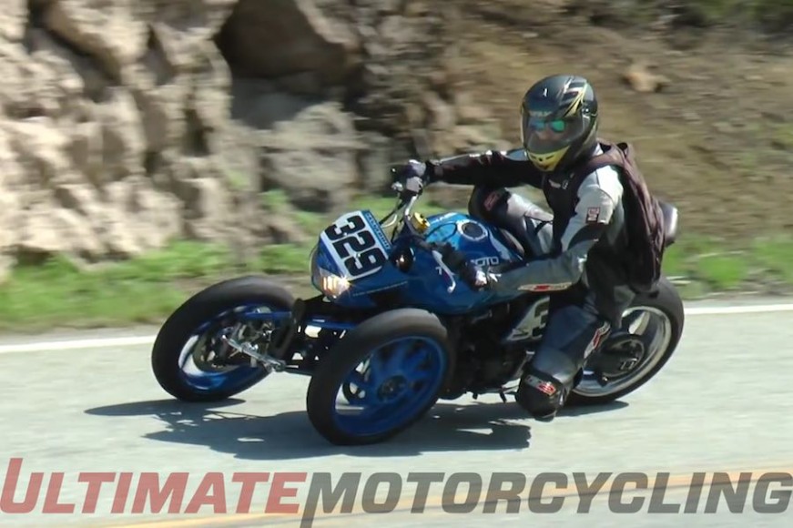 Tremoto Z1000 Trike | Dragging Knees on Mulholland (Video)