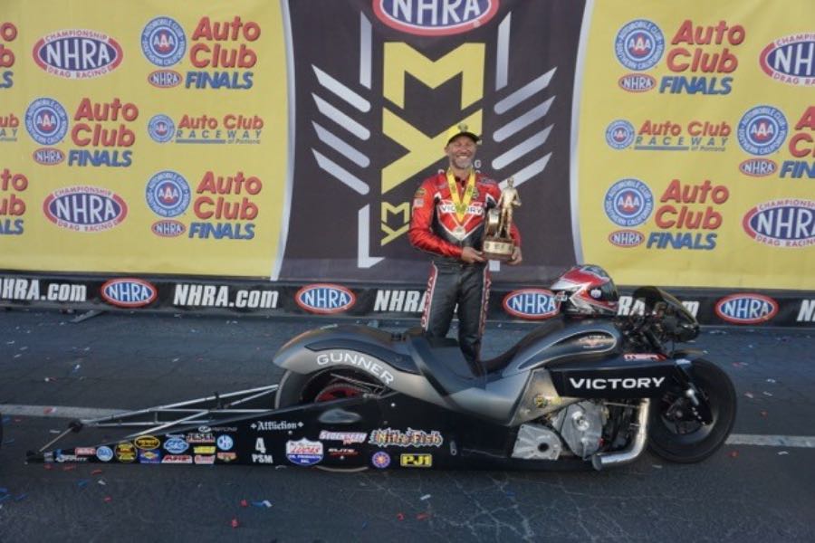Victory Motorcycles Earns First NHRA Win with Matt Smith