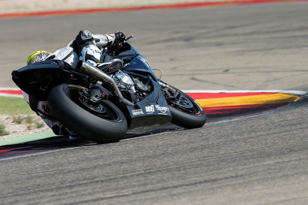 Triumph Moto2 Engine Development Update: Aragon Test (Photos)