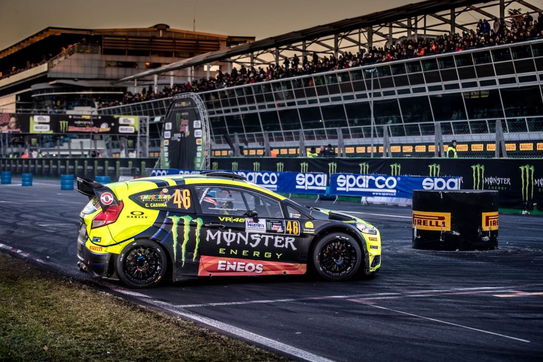 Valentino Rossi Pilots Ford Fiesta RS WRC to 6th Monza Rally Show Win