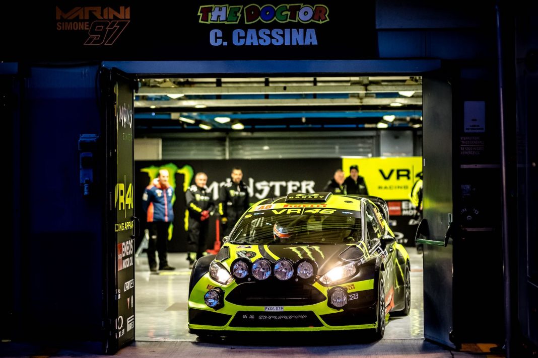 Valentino Rossi Pilots Ford Fiesta RS WRC to 6th Monza Rally Show Win