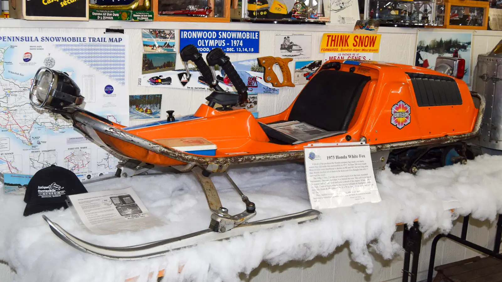 1973 Honda White Fox Snowmobile: A Retrospective